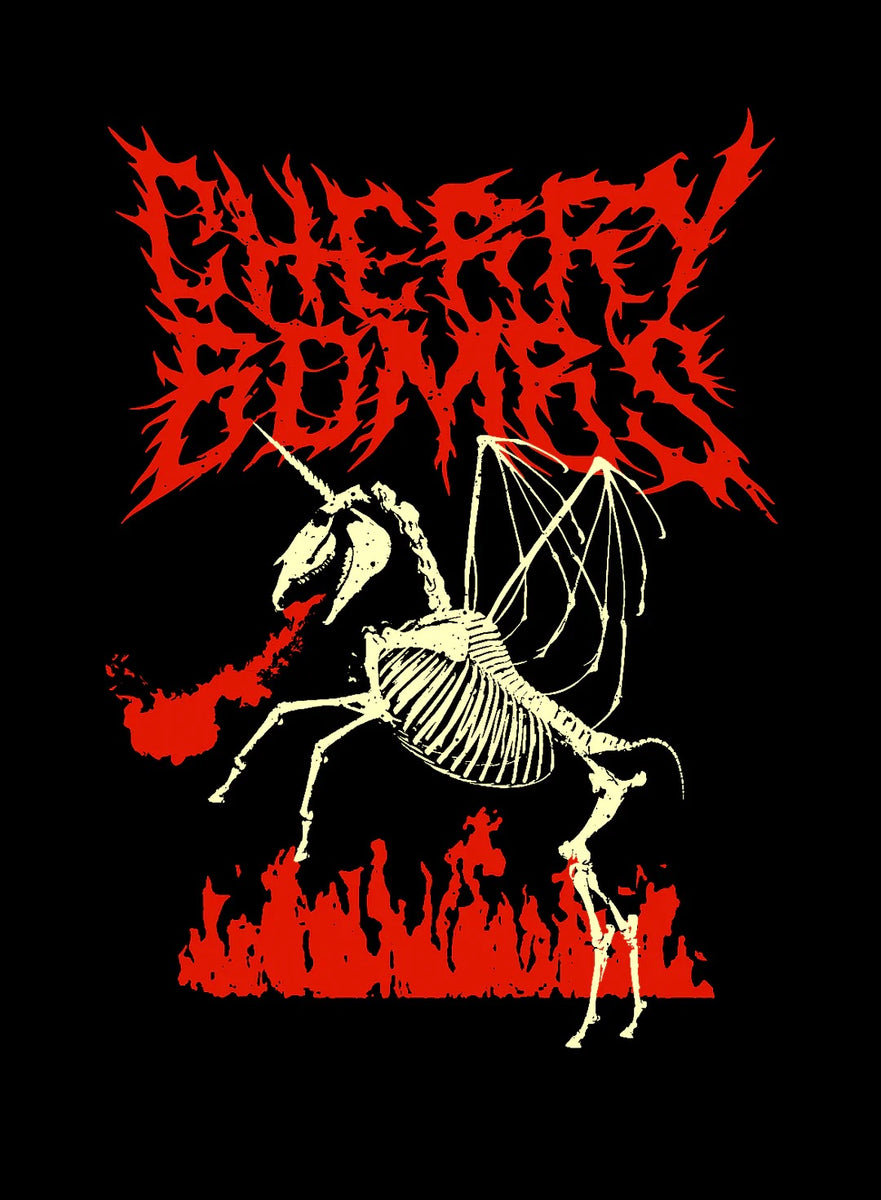 Death Metal Unicorn T-Shirt – Cherry Bombs UK